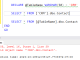 Database Dictionary 1 2 1 Using Dynamic Sql Script