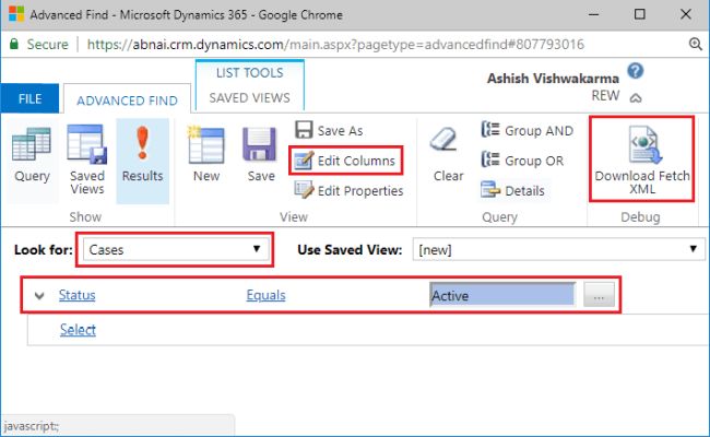 Execute Fetchxml With Webapi In Dynamics 365 Using Javascript - Creative Light Art - Full HD