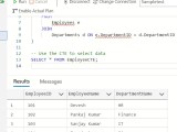 Explaining Cte In Sql Server