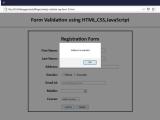 Form Validation Using Javascript