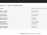 Javascript Date And Time Library Moment Js