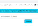 Mobile Number Validation In Reactjs