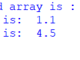 Numpy Array