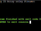 Printing A 2d Array In Java With Code