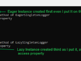 Singleton Design Pattern Eager And Lazy Initialization With Code Example