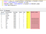 Sql Server Analytic Functions
