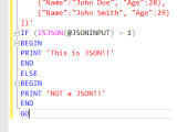 Validate Json With Isjson Function In Sql Server 2016