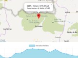 Map Elevation Calculator
