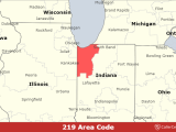 Area Code 219 Map Time Zone And Phone Lookup