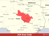 Area Code 254 Map Time Zone And Phone Lookup