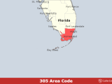 Area Code 305 Map Time Zone And Phone Lookup