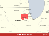 Area Code 331 Map Time Zone And Phone Lookup