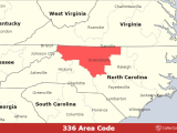 Area Code 336 Map Time Zone And Phone Lookup