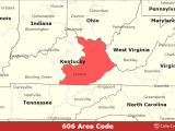 Area Code 606 Map Time Zone And Phone Lookup