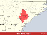 Area Code 803 Map Time Zone And Phone Lookup