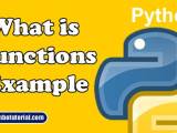 Cambotutorial Python What Is Function Using Def Keyword