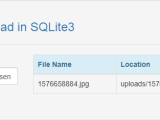 File Upload In Sqlite3 Using Php Campcodes