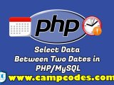 How To Select Data Between Two Dates In Php Mysql Campcodes