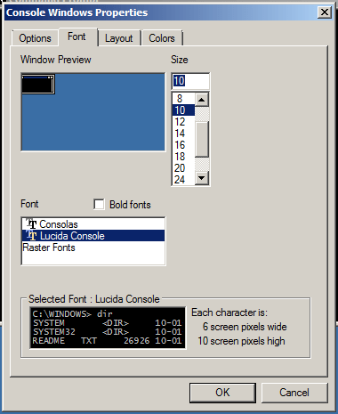 Configure your DOS Window – IT System Administrator Tuts