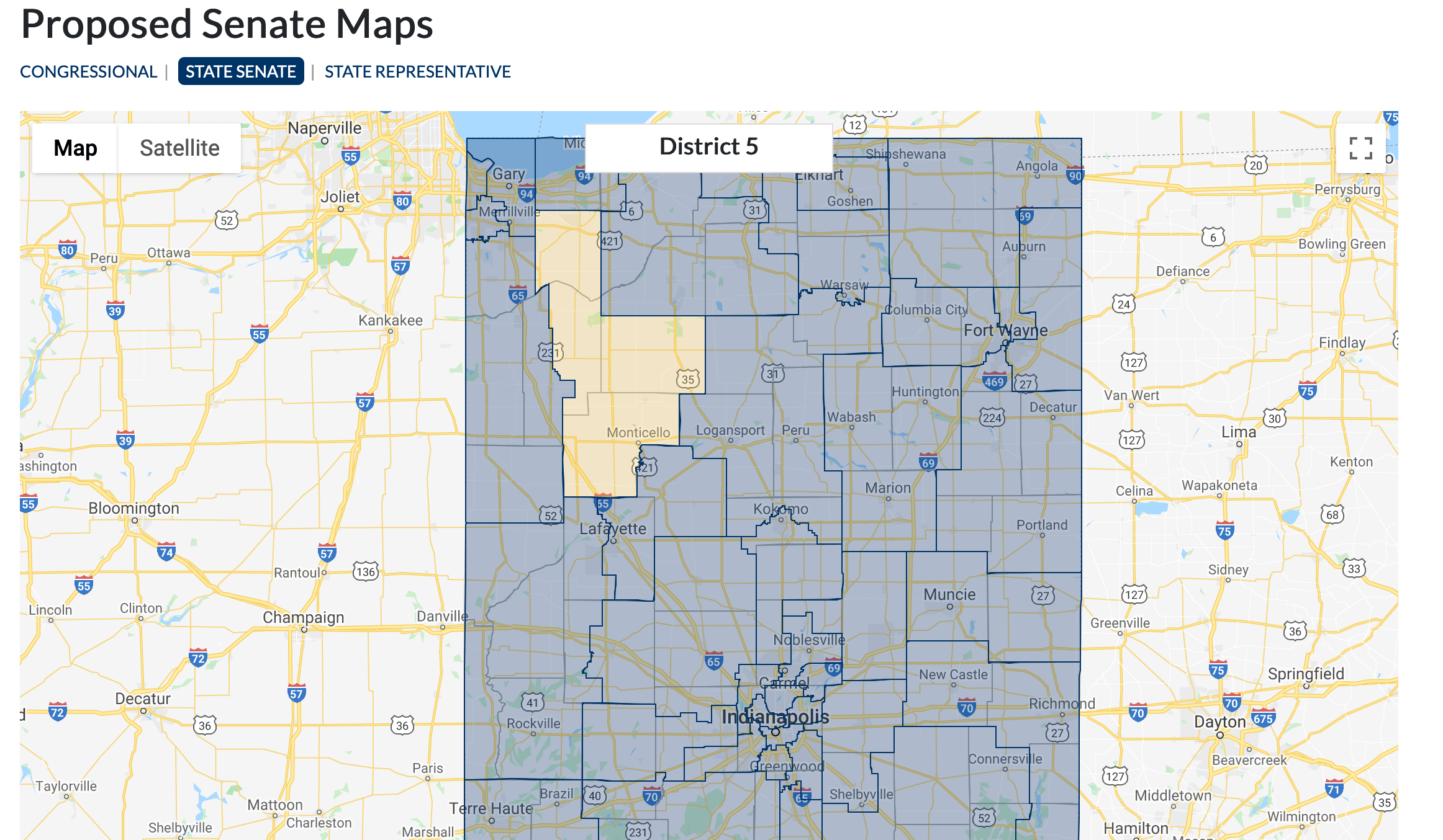 Now live: New redistricting tool allows first zoom-in look at Indiana’s ...