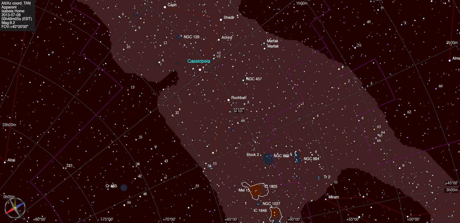 Messier 103: Cúmulo Abierto en la constelación de Cassiopeia – Captando ...
