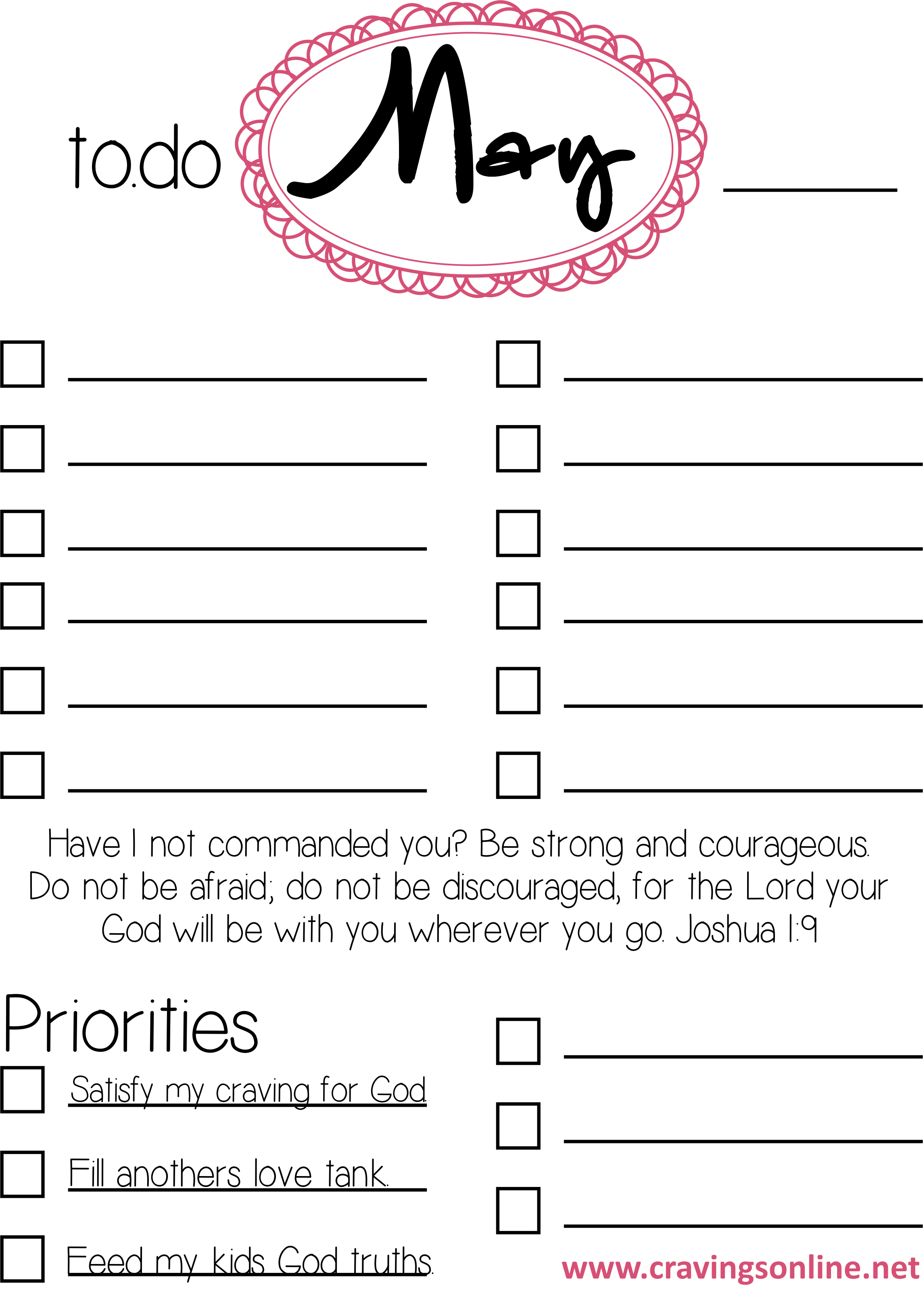 May Printables and Pin God 1st Calendar. - Carey Bailey