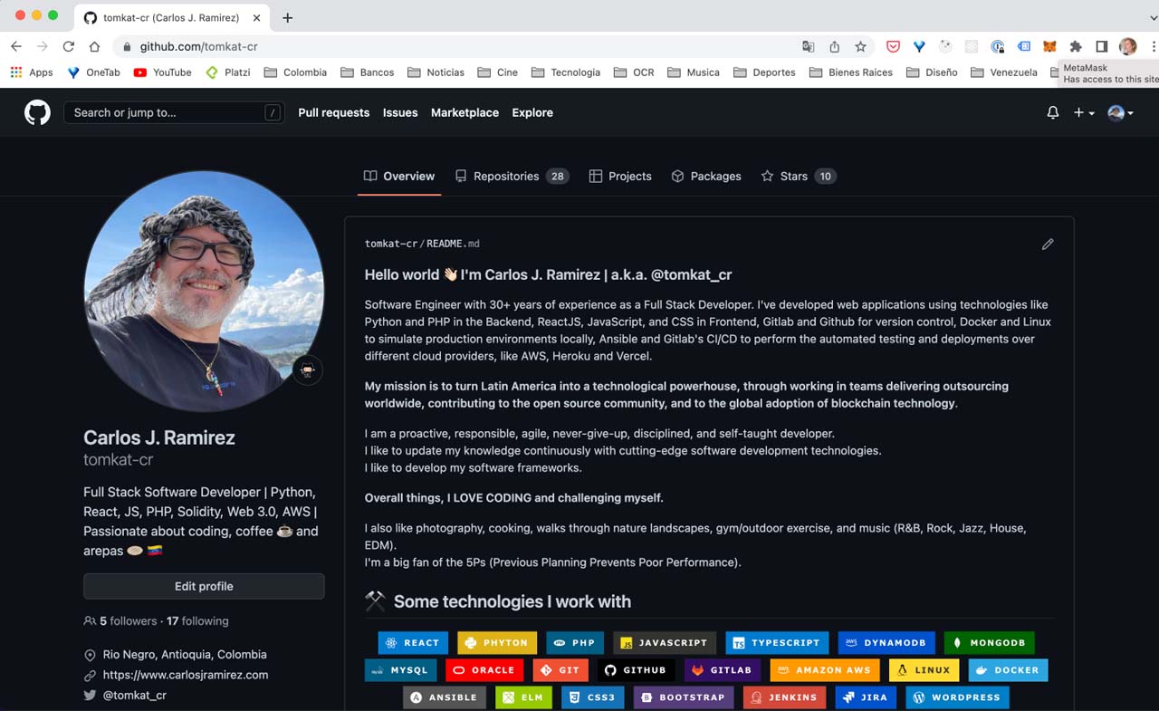 Software Development Portfolio | Carlos J. Ramirez