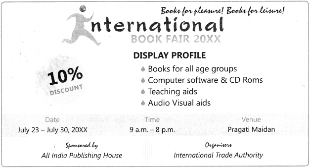 Advertisement Writing Class 12 Format, Examples - CBSE Sample Papers