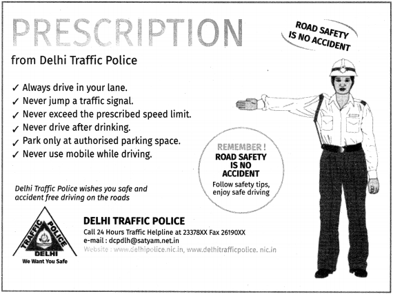 Poster Writing Class 11 Format, Examples - CBSE Sample Papers