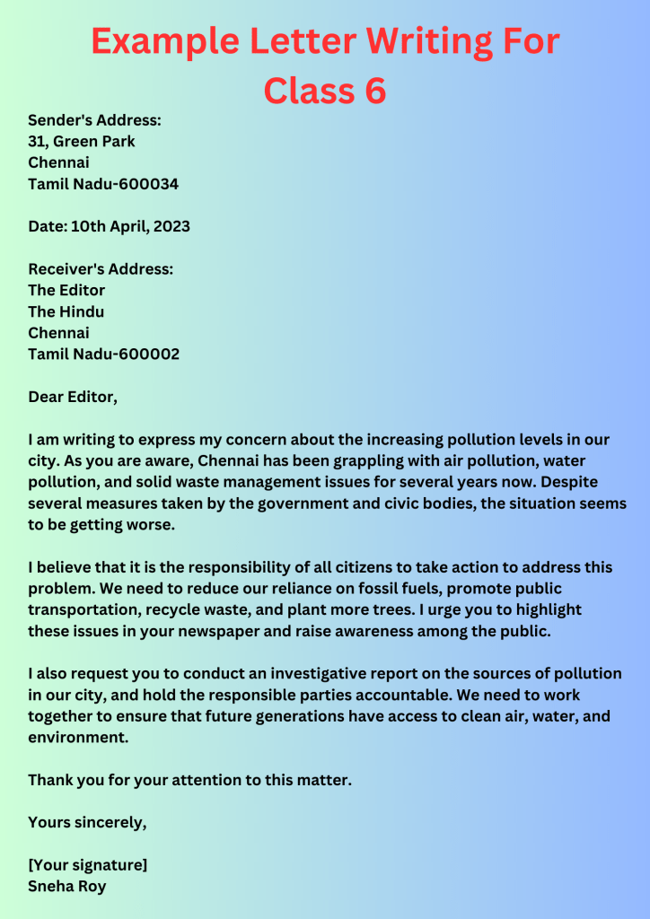 Letter Writing For Class 6 Format Topics Examples CBSE Sample Papers letter-writing-for-class-6-format-topics-examples-cbse-sample-papers