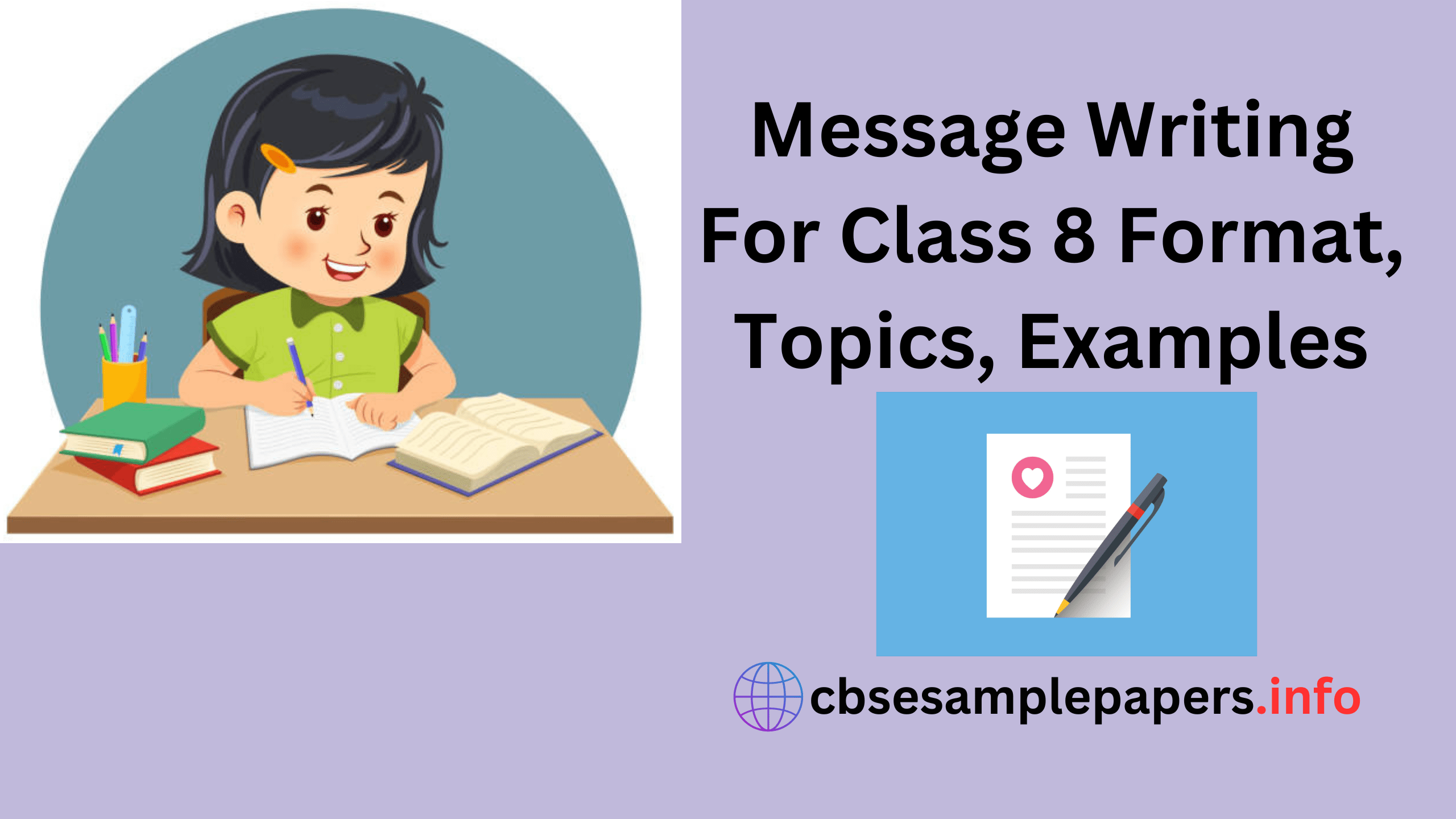 Message Writing For Class 8 Format, Topics, Examples - CBSE Sample Papers