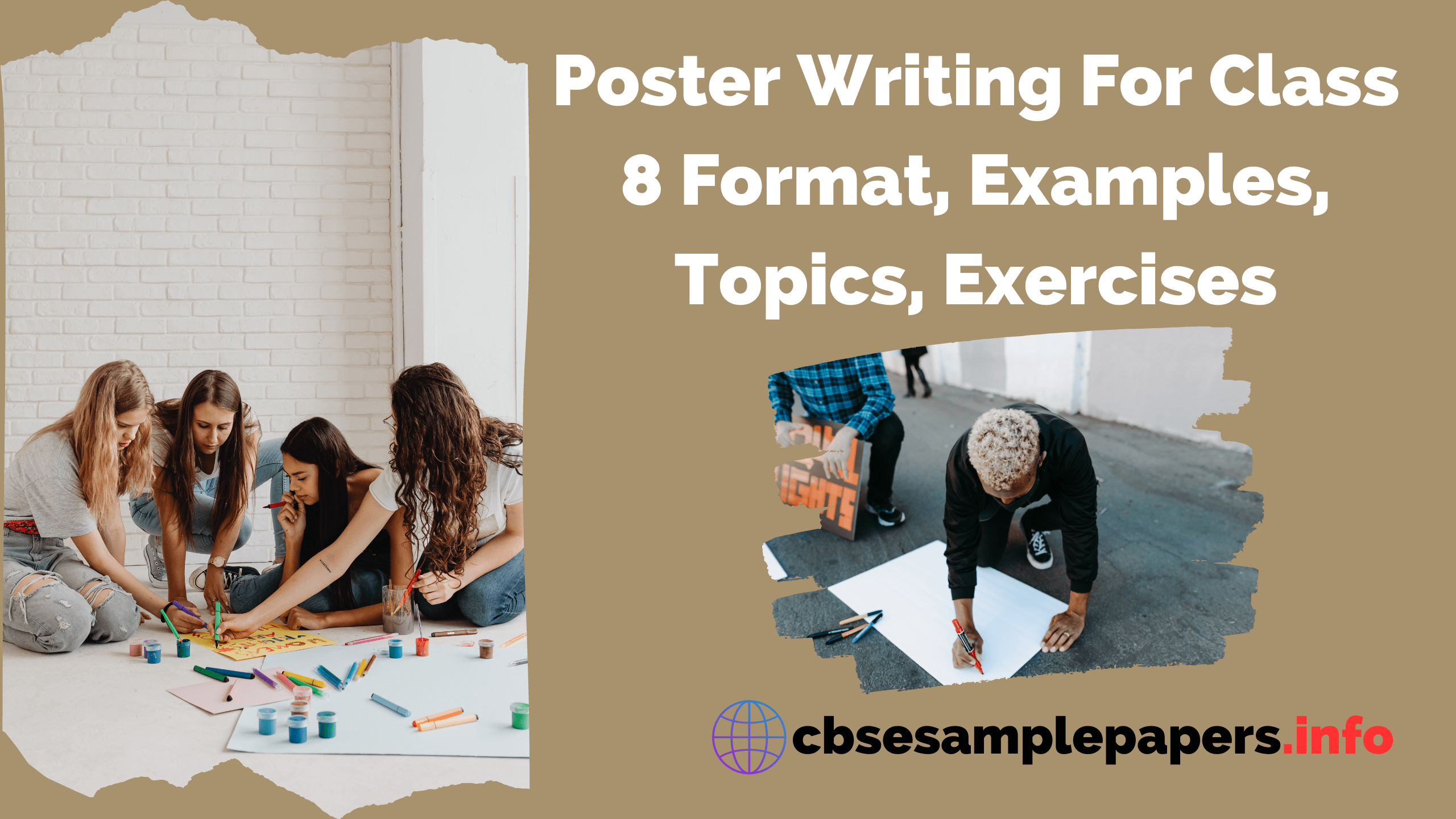 Poster Writing For Class 8 Format, Examples, Topics, Exercises - CBSE ...
