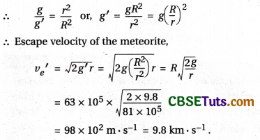 Escape velocity : Definition, Formula, Earth, Moon, and Solved Examples - CBSE Tuts