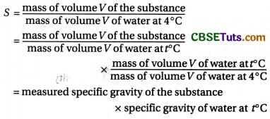 Specific Gravity : Definition, Equation and Solved Examples - CBSE Tuts