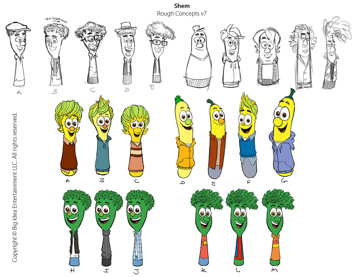 VeggieTales ‘Noah’ Concepts – Cedric Hohnstadt Illustration
