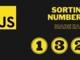 How To Sort Numbers In Javascript