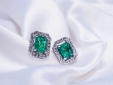 Enchanting Emerald Earrings Ceylon Artisans