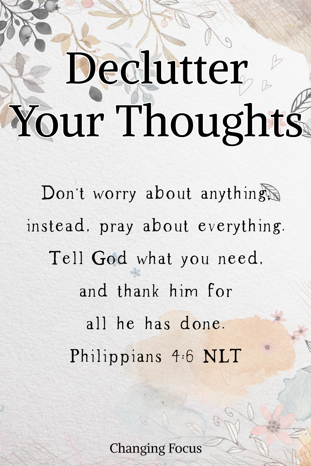 Make Space for What Matters - Changing Focus