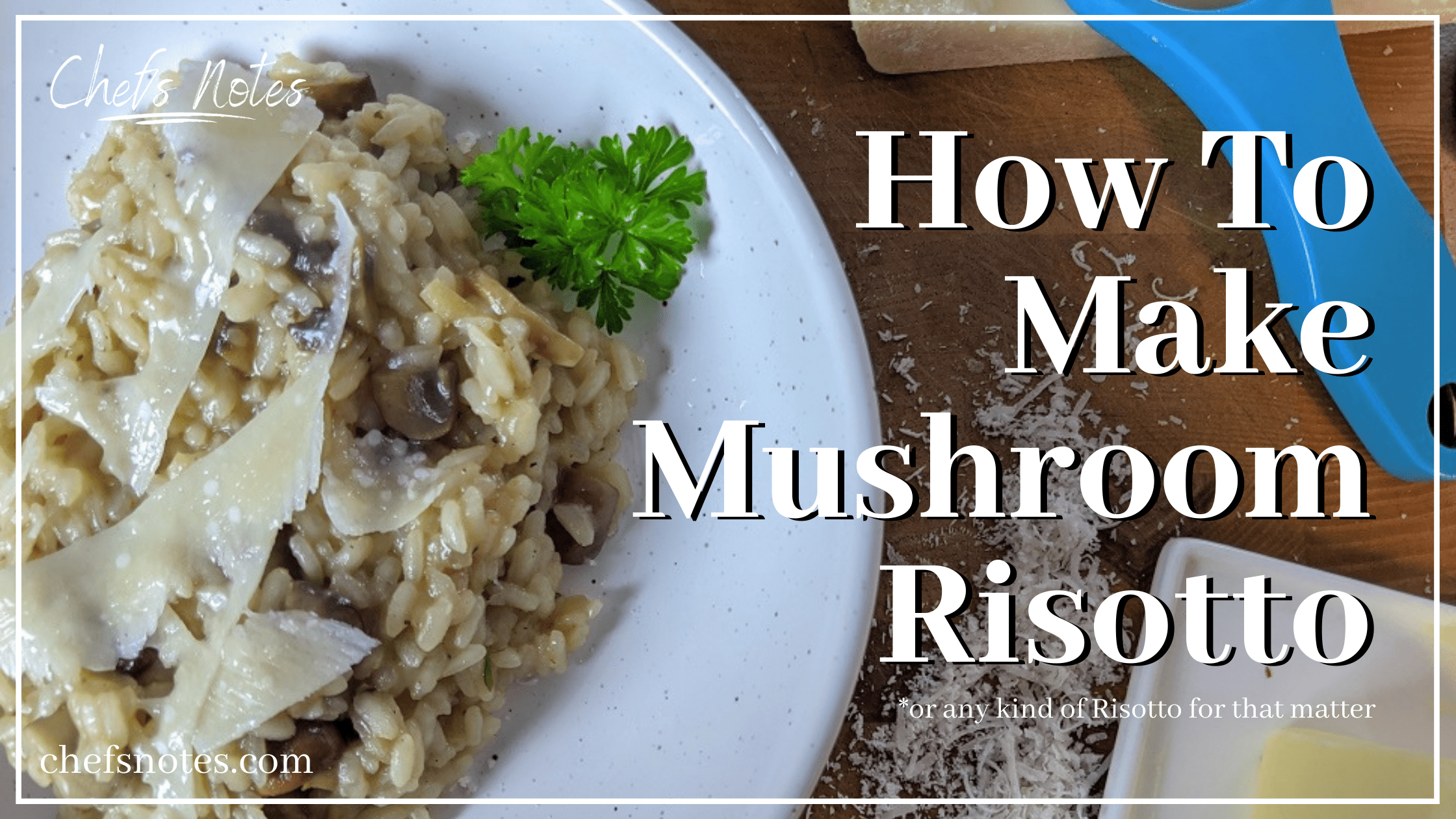 How To Make Restaurant-Style Mushroom Risotto