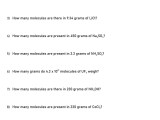 Conversion Worksheet Chemistry