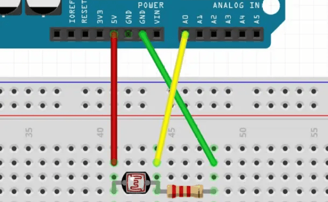 Cara Mengakses Sensor Ldr Menggunakan Arduino Uno Fritzing Tutorial Rainy Weathers