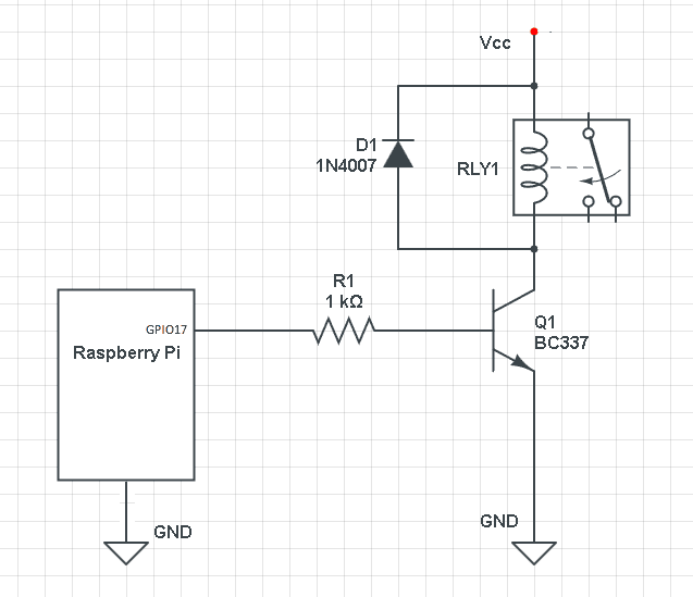 5 Volt Relay Circuit Diagram