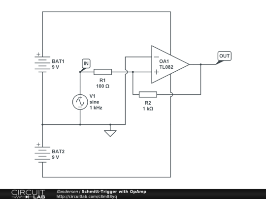Schmitt Trigger Schematic Op Amp - Circuit Diagram Schmitt Trigger Schematic Op Amp - Circuit Diagram