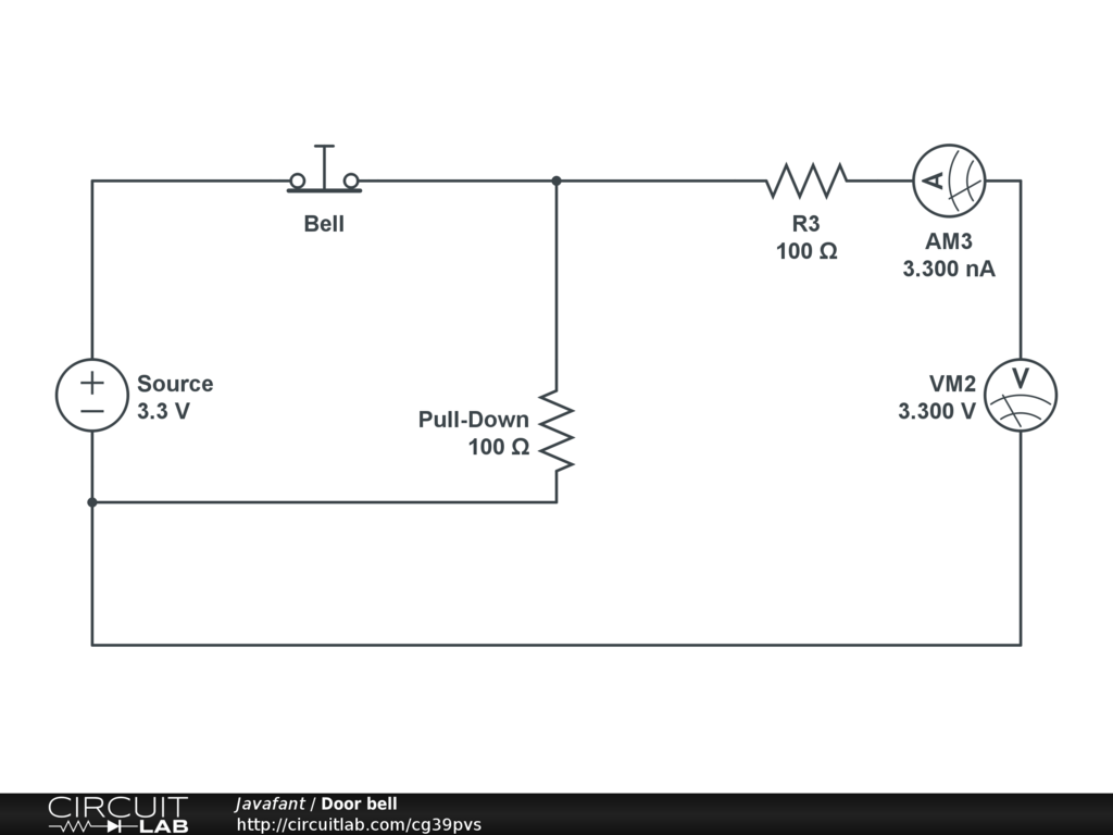 Door Bell Circuit Diagram