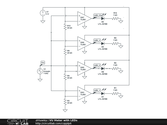 Led Vu Meter Circuit Pdf - Circuit Diagram Led Vu Meter Circuit Pdf - Circuit Diagram