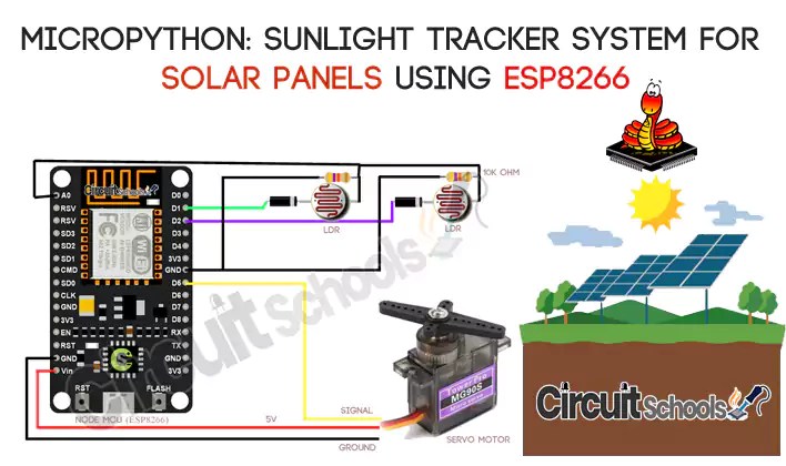 Circuit Diagram For Sun Tracking Solar Panel