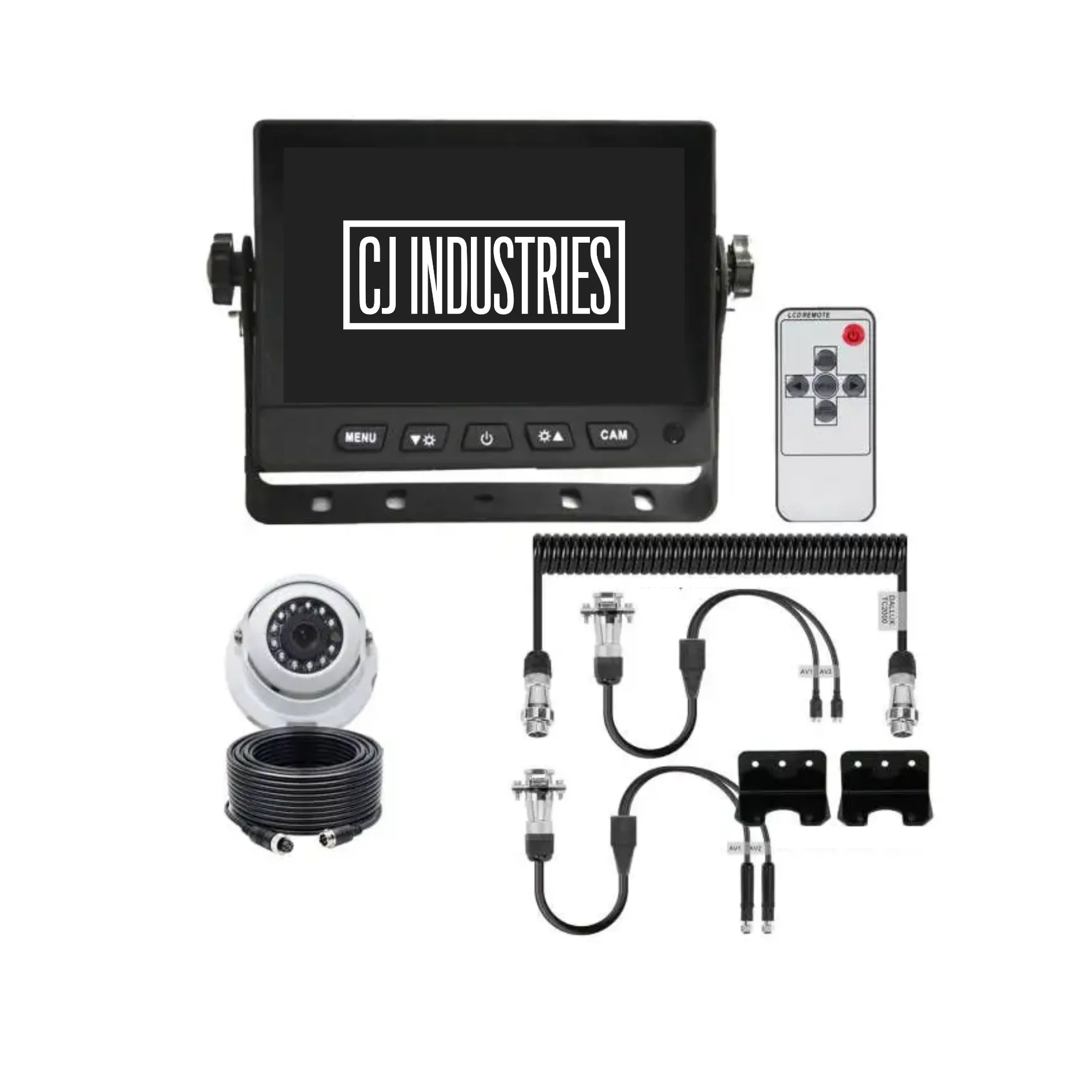 Heavy Duty Caravan Truck Reverse Camera Kit With Monitor Suzy Coil