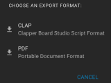 Clapperbie Documentation Scripts Export