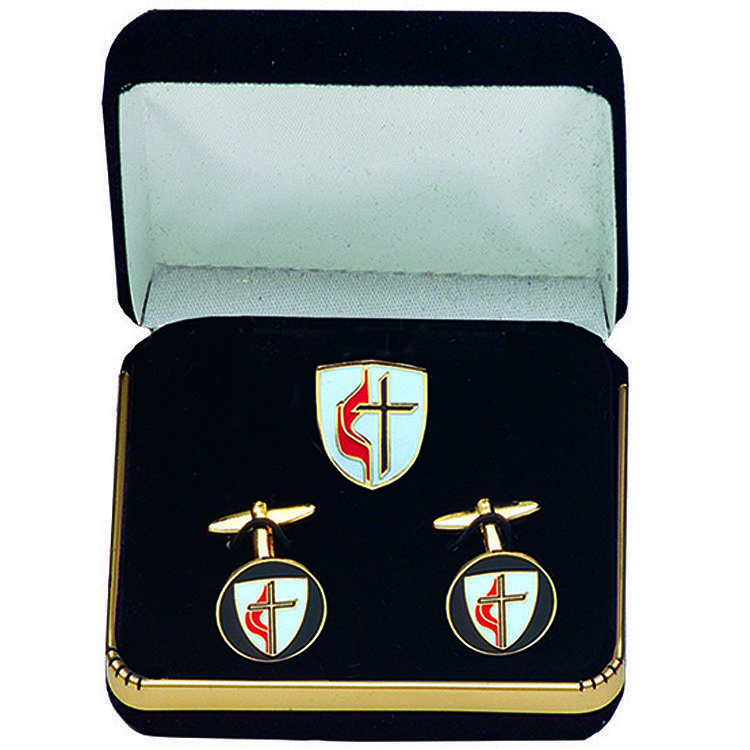 Methodist Cufflink Set - a Division of Christian Expressions