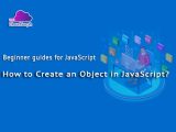 How To Create An Object In Javascript